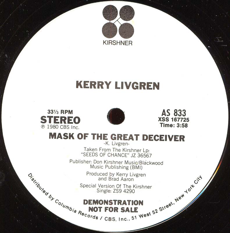 Tapio's Ronnie James Dio Pages: Kerry Livgren's 12" single Discography