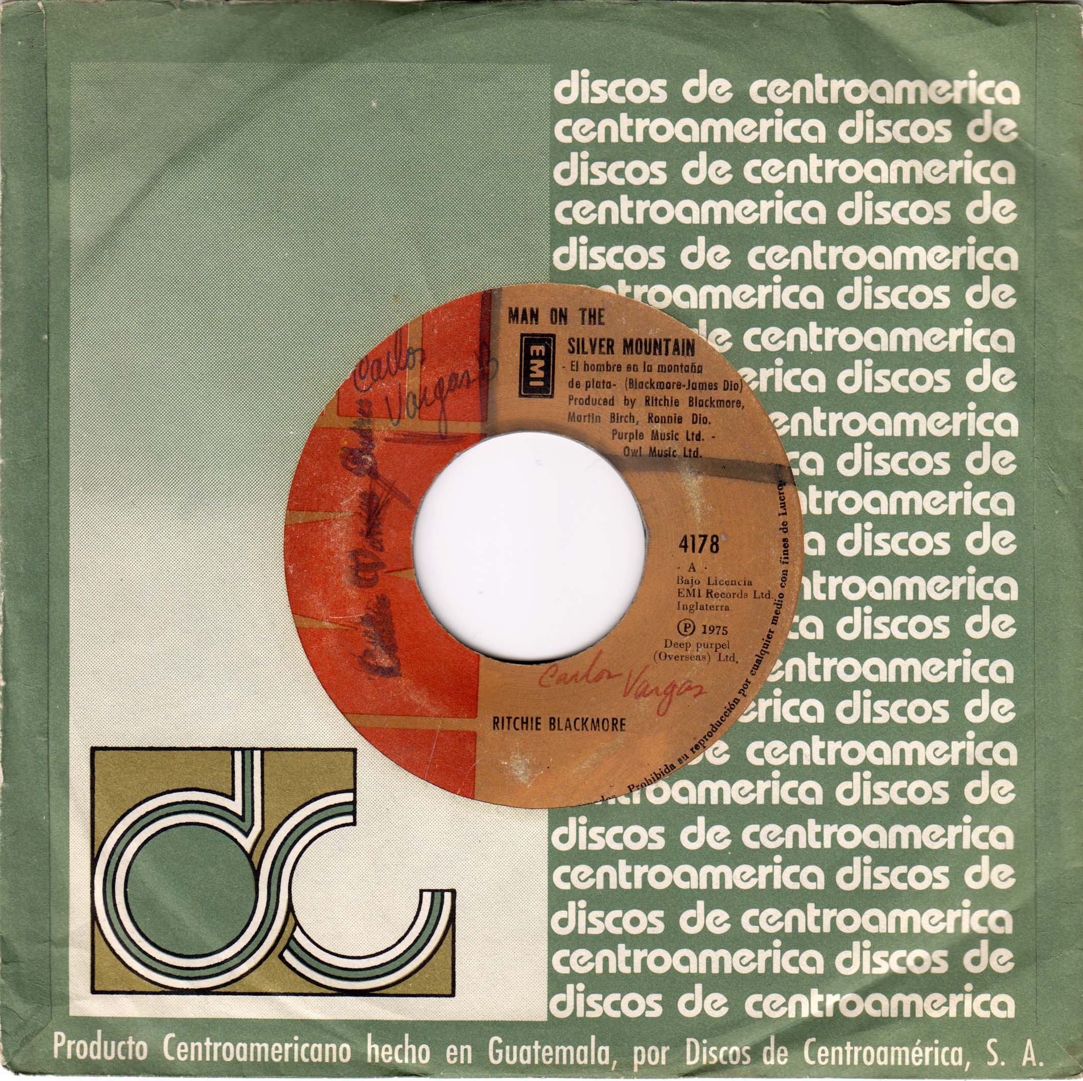 Tapio's Ronnie James Dio Pages: Rainbow 7" Discography, February 1975 ...