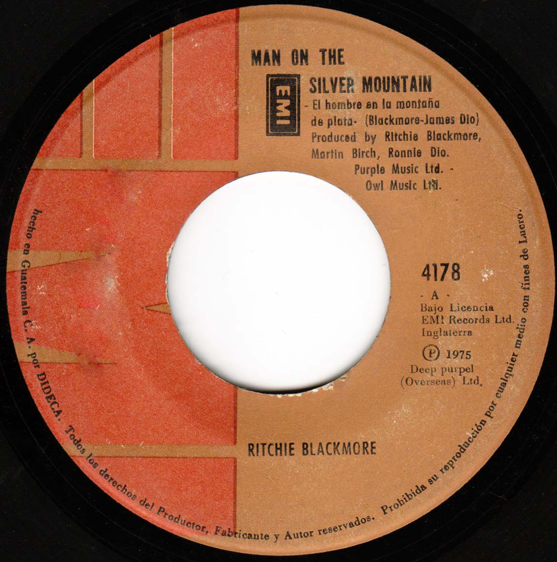 Tapio's Ronnie James Dio Pages: Rainbow 7" Discography, February 1975 ...