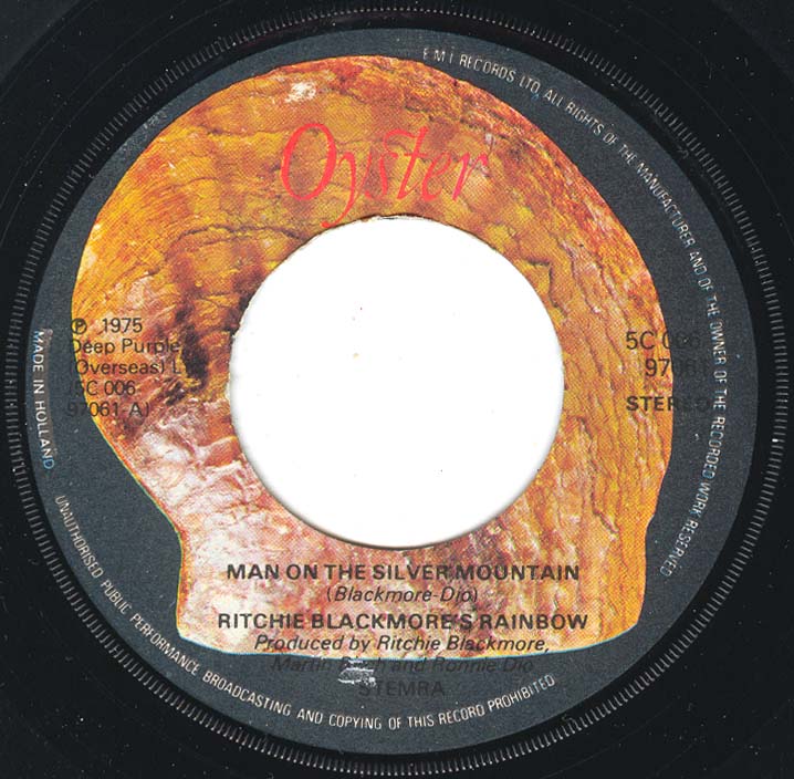 Tapio's Ronnie James Dio Pages: Rainbow 7" Discography, February 1975 ...