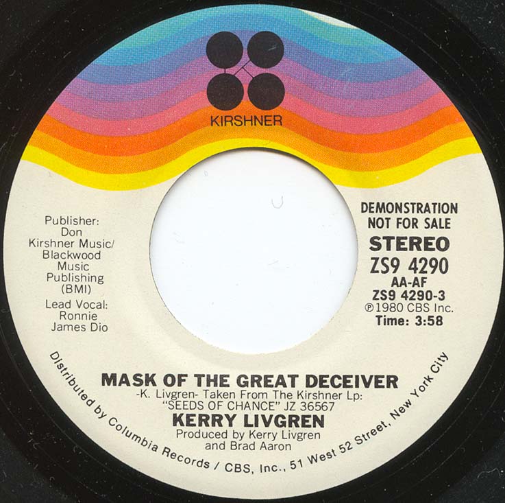 Tapio's Ronnie James Dio Pages: Kerry Livgren's 7" single Discography