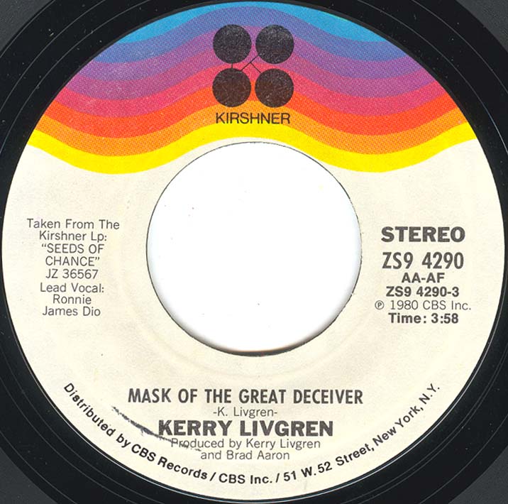 Tapio's Ronnie James Dio Pages: Kerry Livgren's 7" single Discography