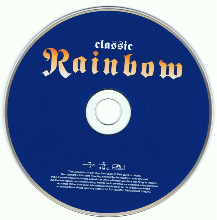 Tapio's Ronnie James Dio Pages: Rainbow Compilation CD Discography