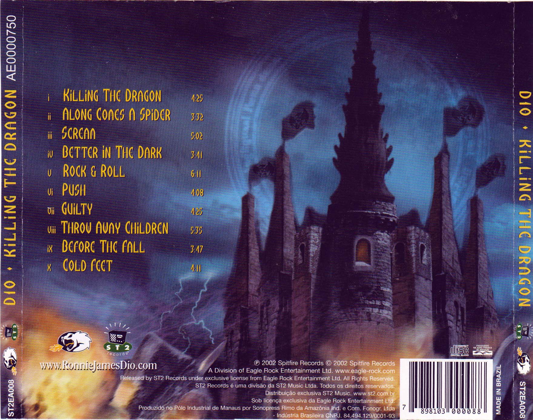 Tapio's Ronnie James Dio Pages: Dio CD Discography, 2002