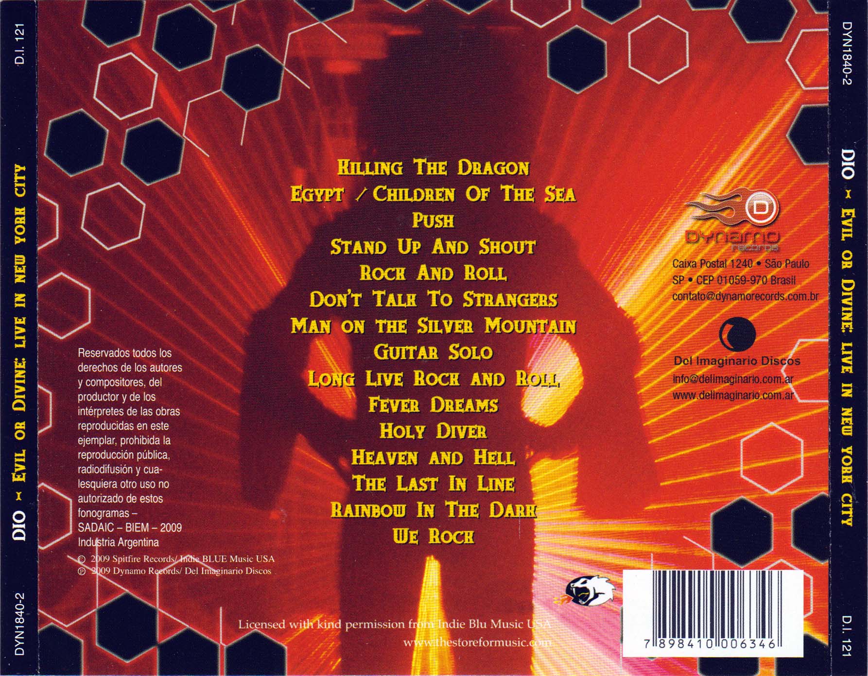 Tapio's Ronnie James Dio Pages: Dio CD Discography, 2002
