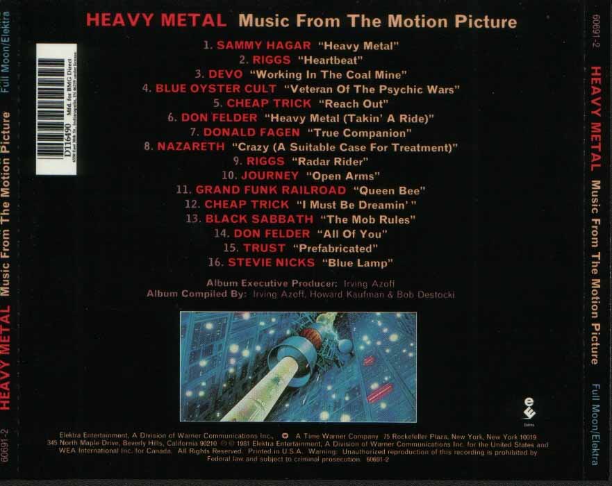 Tapio's Ronnie James Dio Pages: Heavy Metal Soundtrack CD Discography