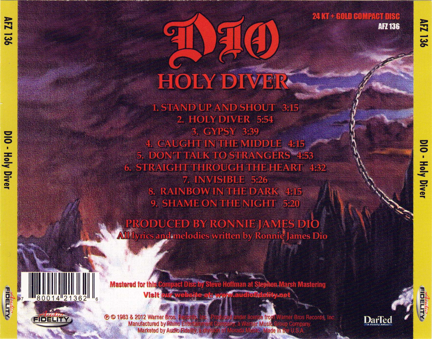 Tapio's Ronnie James Dio Pages: Dio CD Discography, October 1982-May 1983