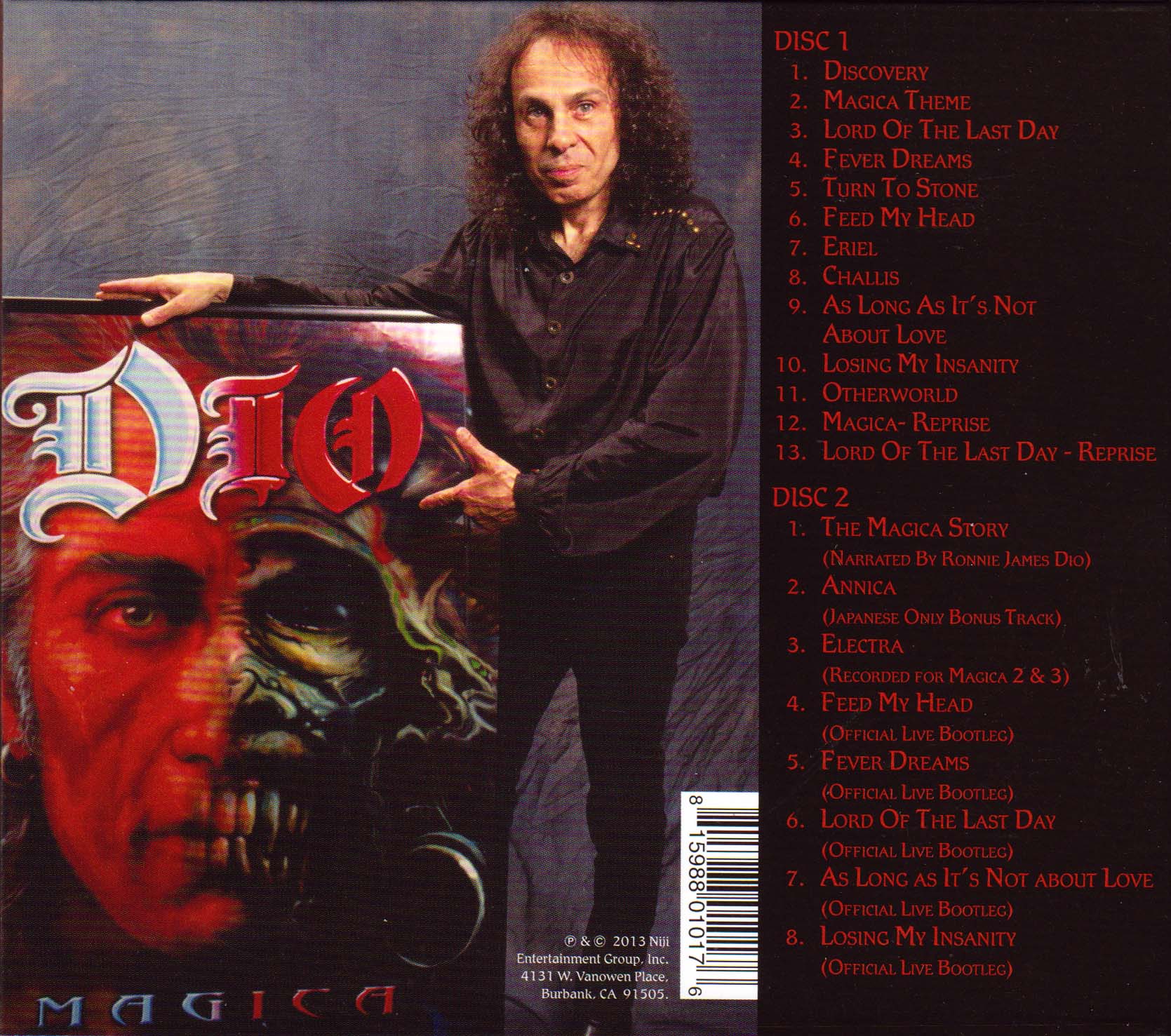Tapio's Ronnie James Dio Pages: Dio CD Discography, 1999-2001
