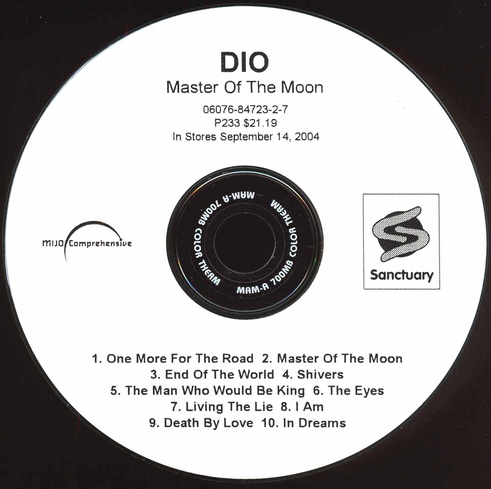 Tapio's Ronnie James Dio Pages: Dio CD Discography, 2004