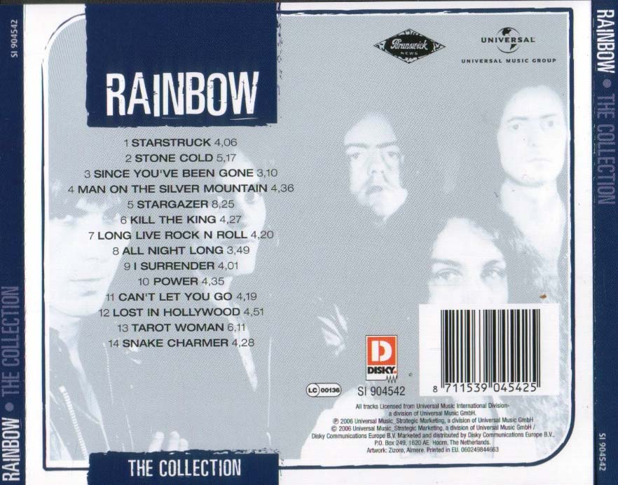 Tapio's Ronnie James Dio Pages: Rainbow Compilation CD Discography
