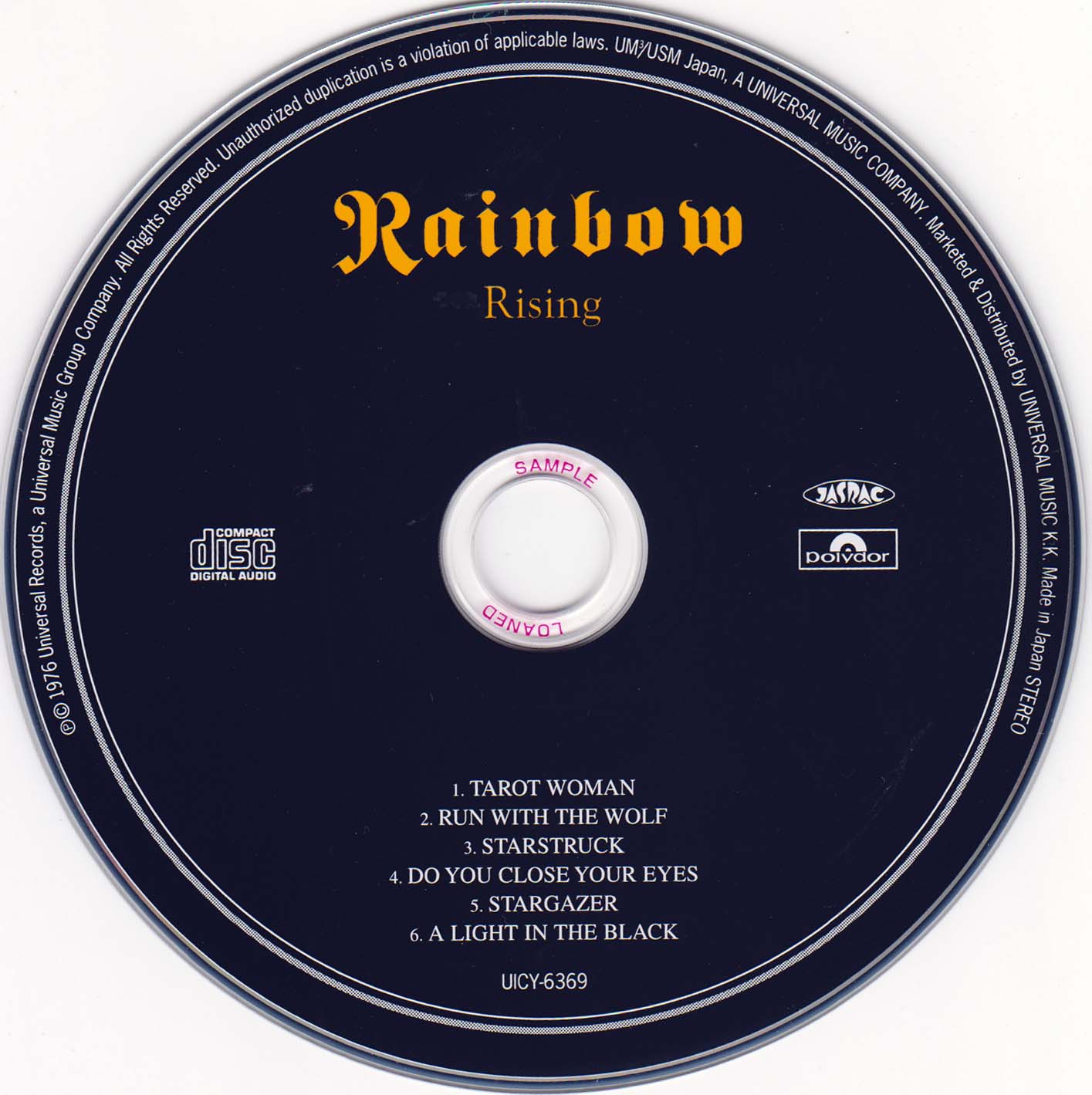 Tapio's Ronnie James Dio Pages: Rainbow CD Discography, October 1975 ...