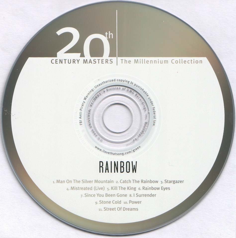 Tapio's Ronnie James Dio Pages: Rainbow Compilation CD Discography