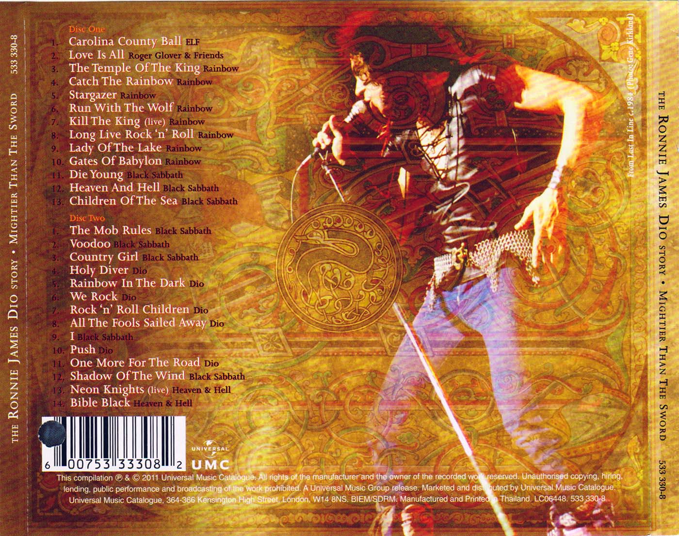 Tapio's Ronnie James Dio Pages: Elf Compilation CD Discography