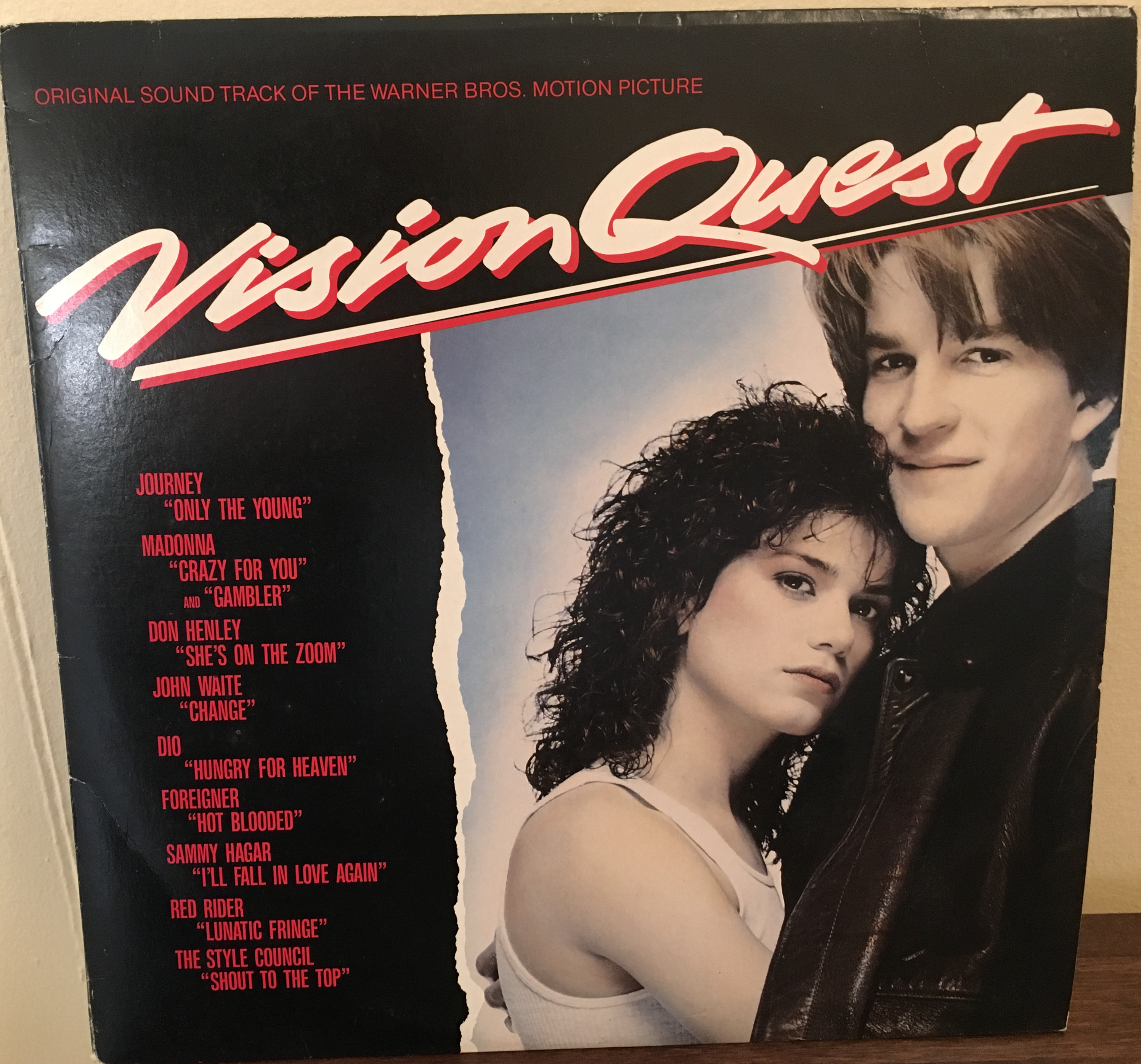 Tapio's Ronnie James Dio Pages: Vision Quest Soundtrack LP Discography