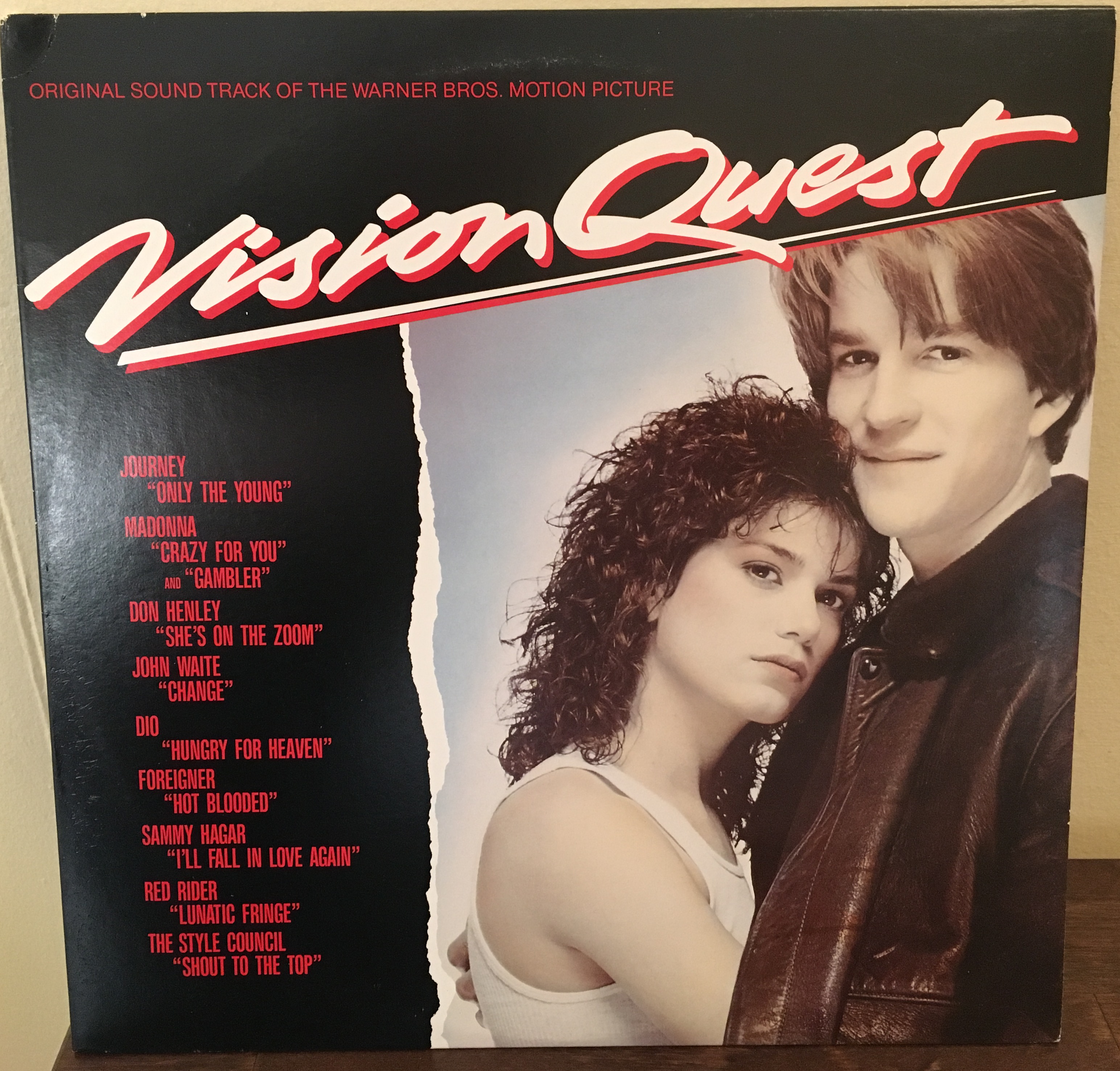 Tapio's Ronnie James Dio Pages: Vision Quest Soundtrack LP Discography