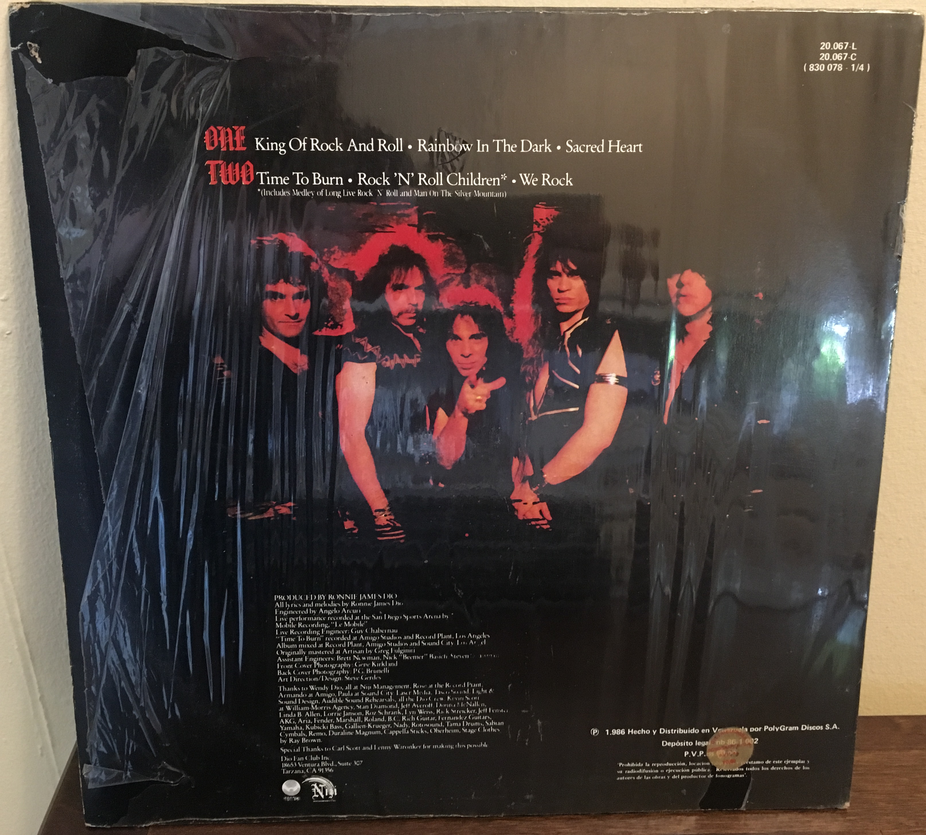 Tapio's Ronnie James Dio Pages: Dio LP Discography, March 1986-1988