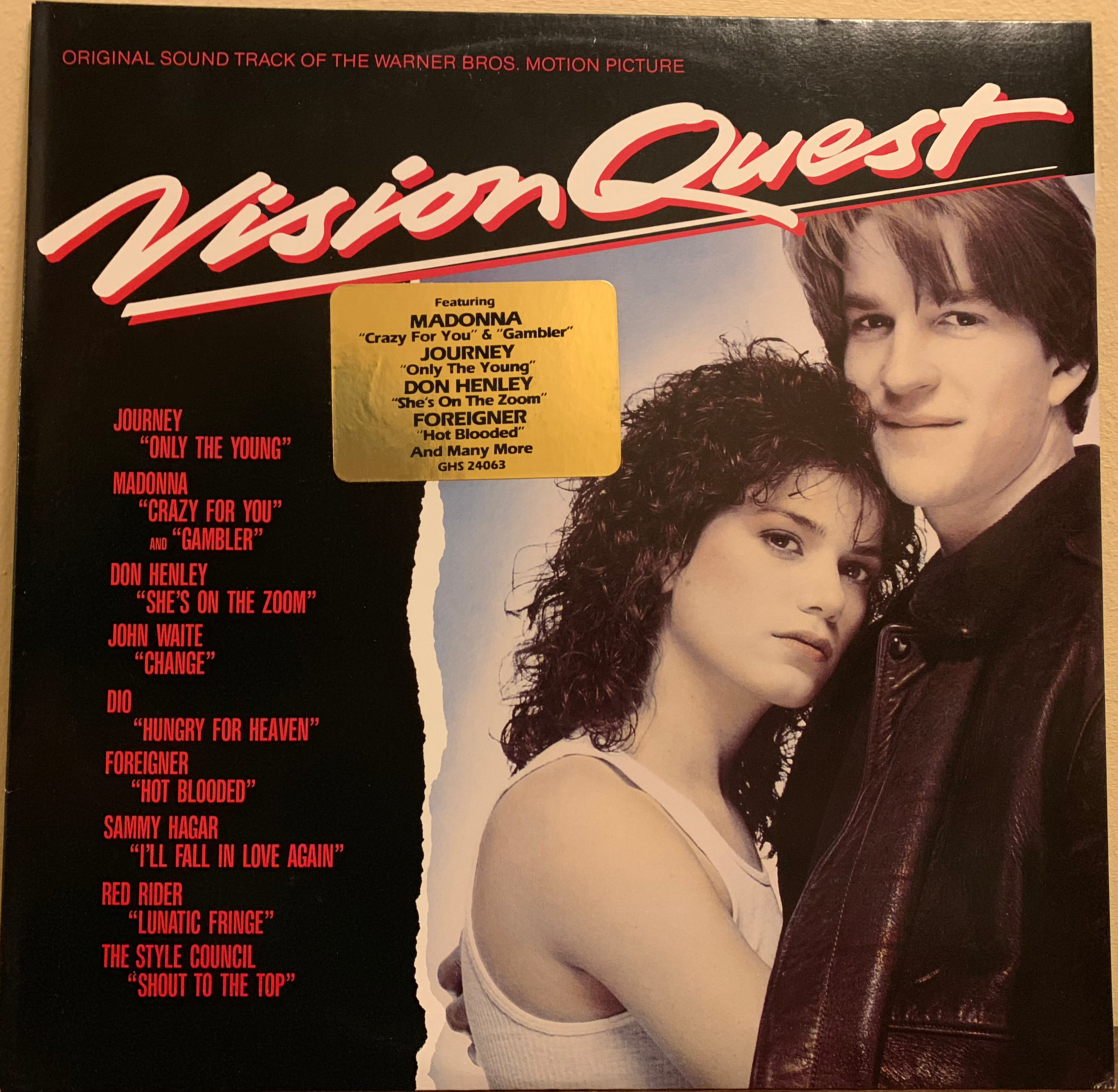 Tapio's Ronnie James Dio Pages: Vision Quest Soundtrack LP Discography