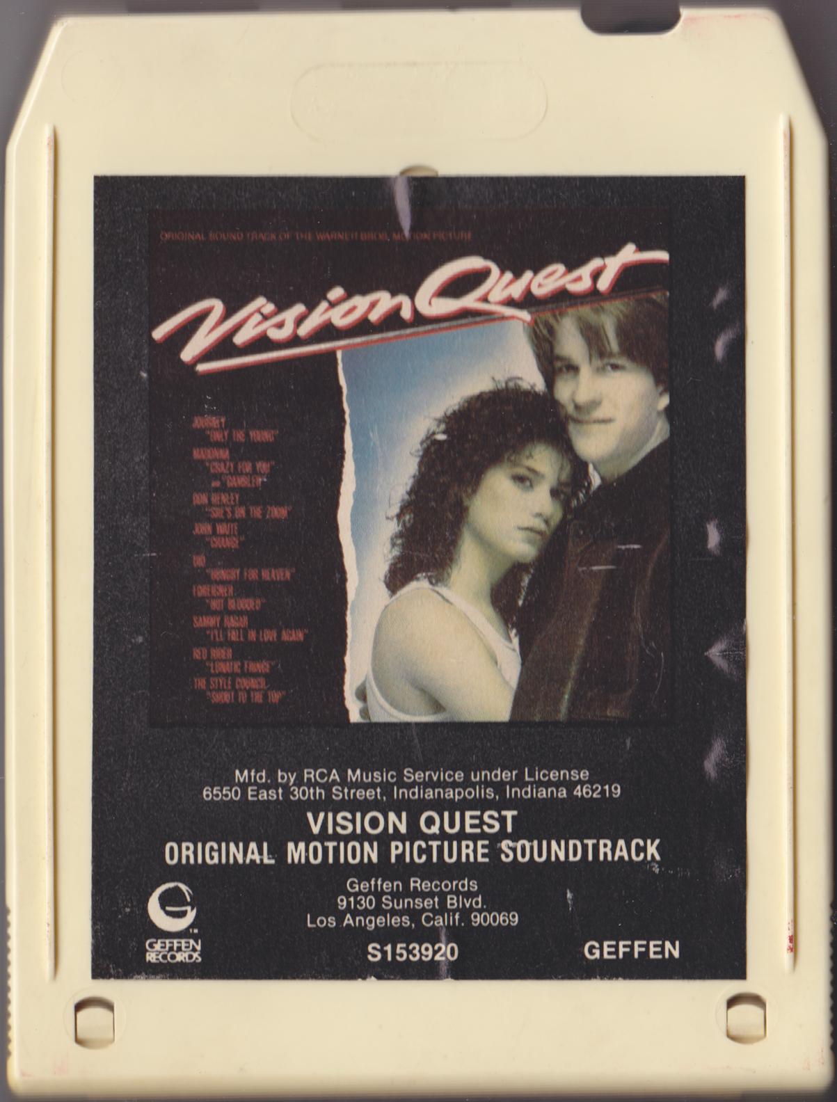 Tapio's Ronnie James Dio Pages: Vision Quest Soundtrack 8-Track Tape ...