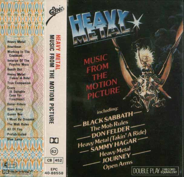 Tapio's Ronnie James Dio Pages: Heavy Metal Soundtrack C Tape Discography