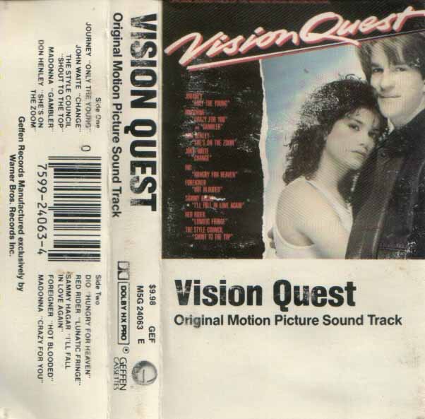 Tapio's Ronnie James Dio Pages: Vision Quest Soundtrack C Tape Discography